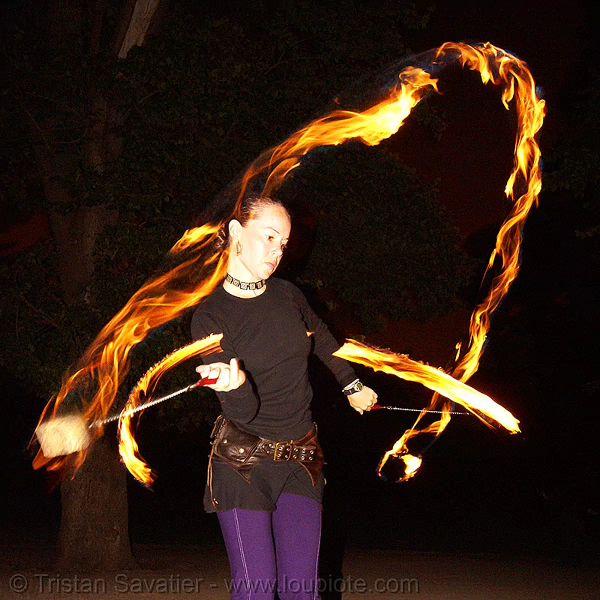 fire dancer, san francisco