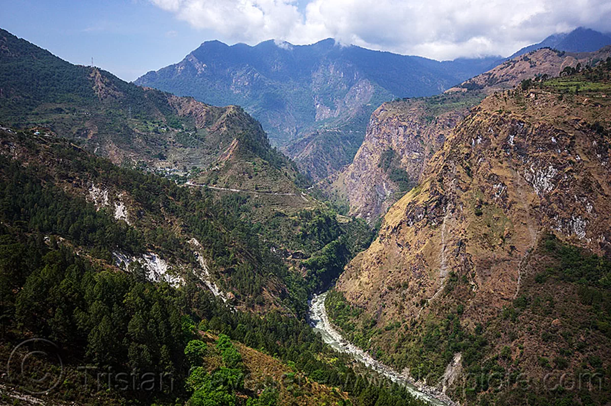 alaknanda valley near joshimath, india