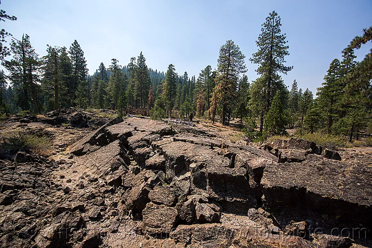 ancient lava flow, shasta-trinity national forest