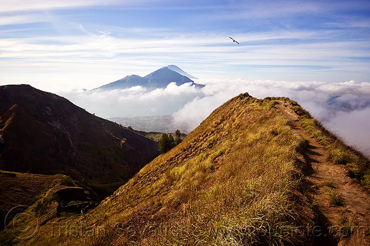 batur volcano rim trail - #7361079130