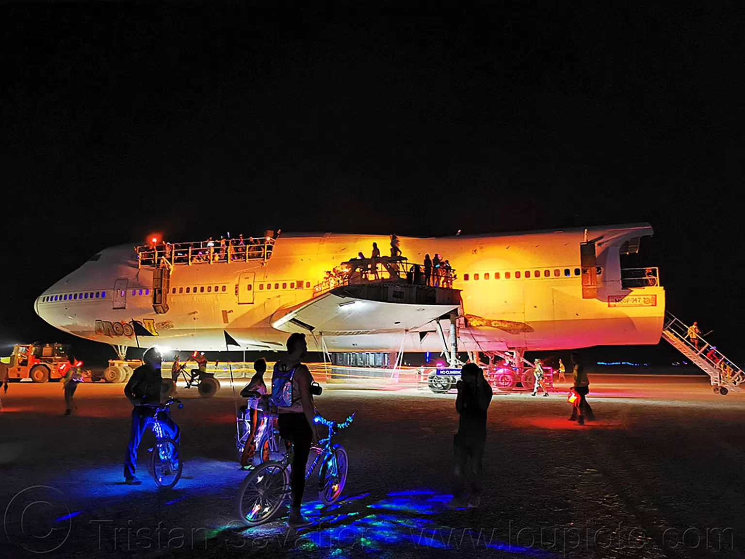 boeing 747 art car, burning man 2019