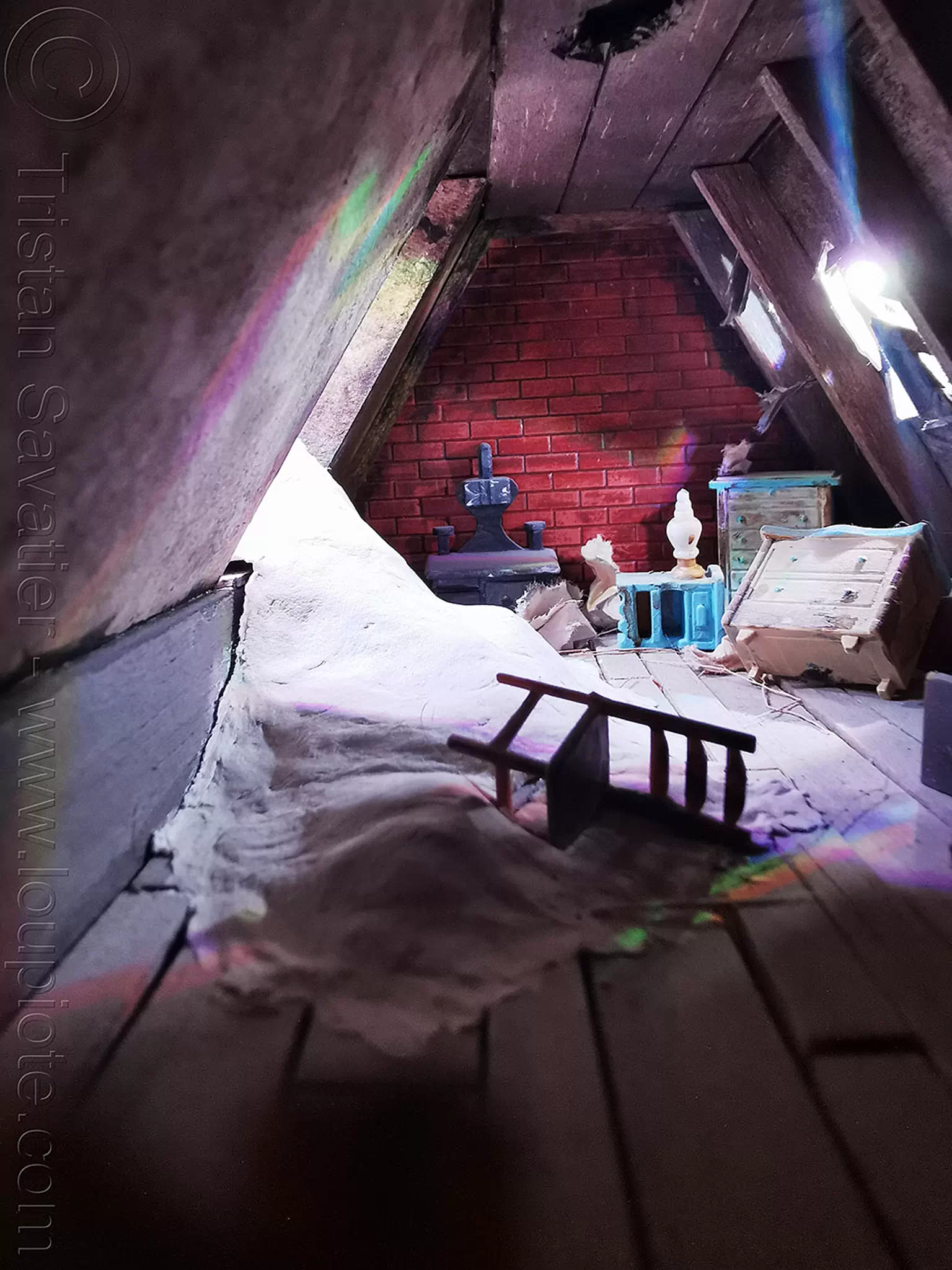 burning man, folly peephole attic secret chamber