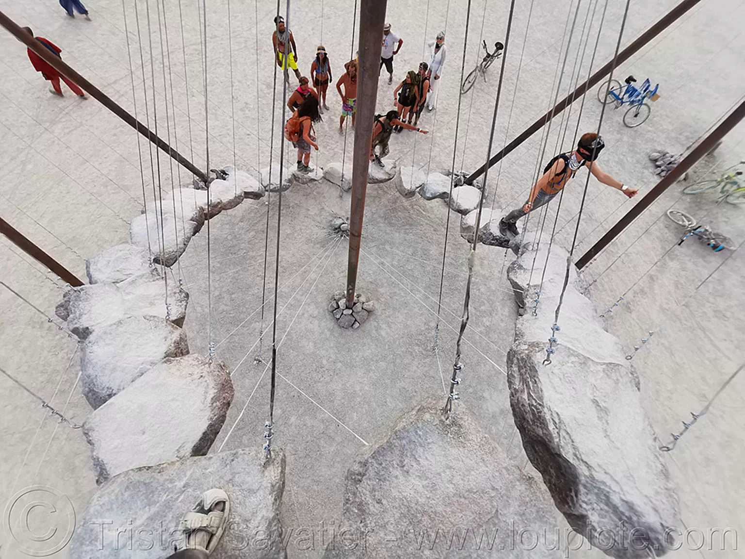 burning man, stone 27, circular staircase
