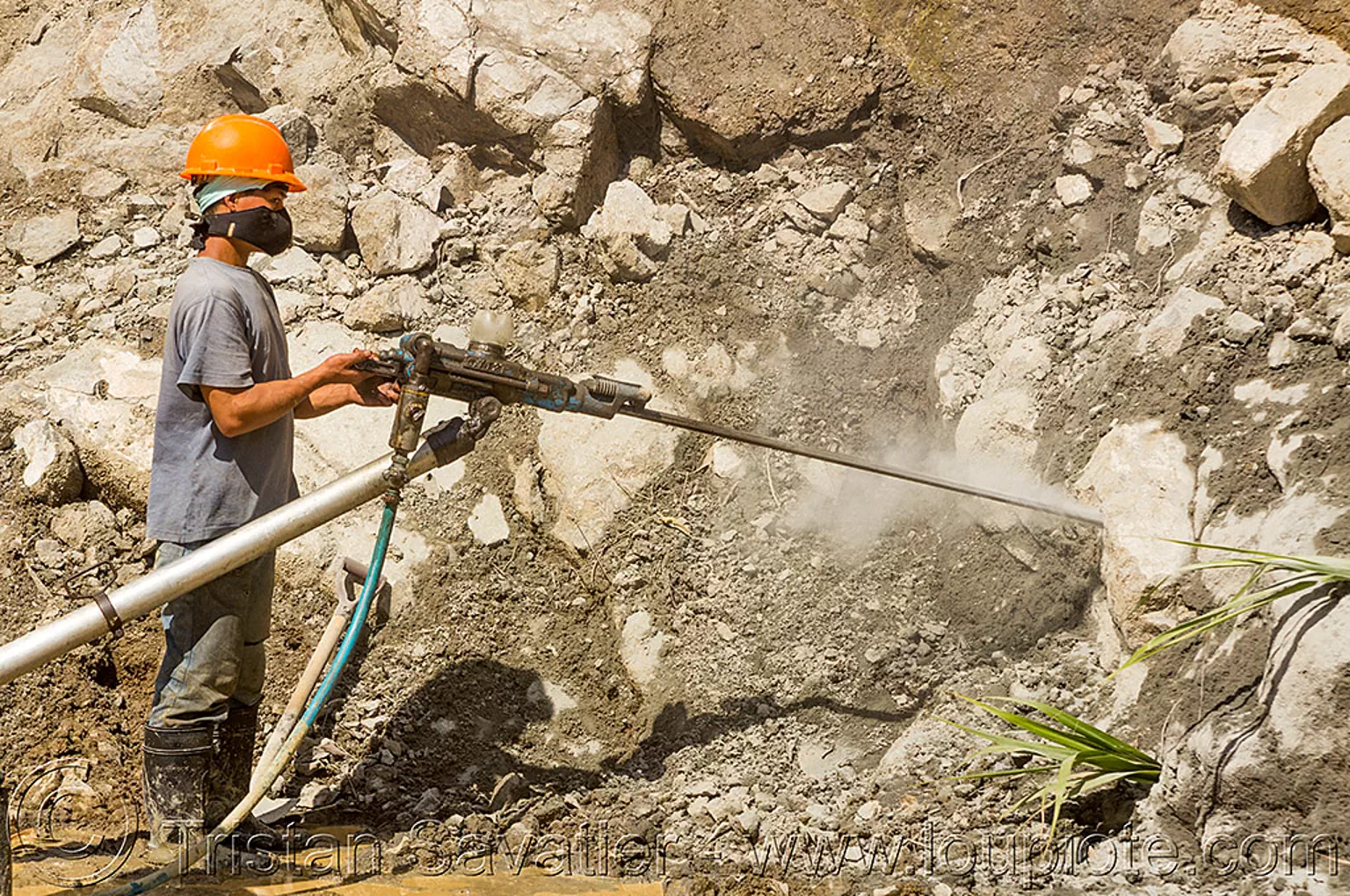 drilling and blasting, road construction, philippines