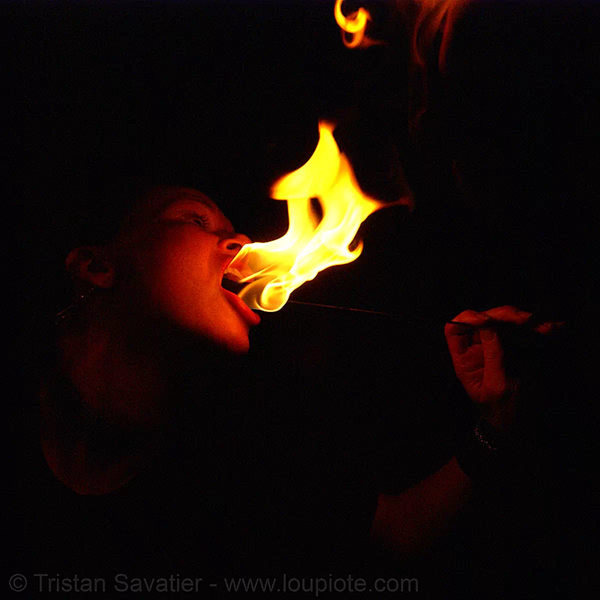 eating fire, san francisco