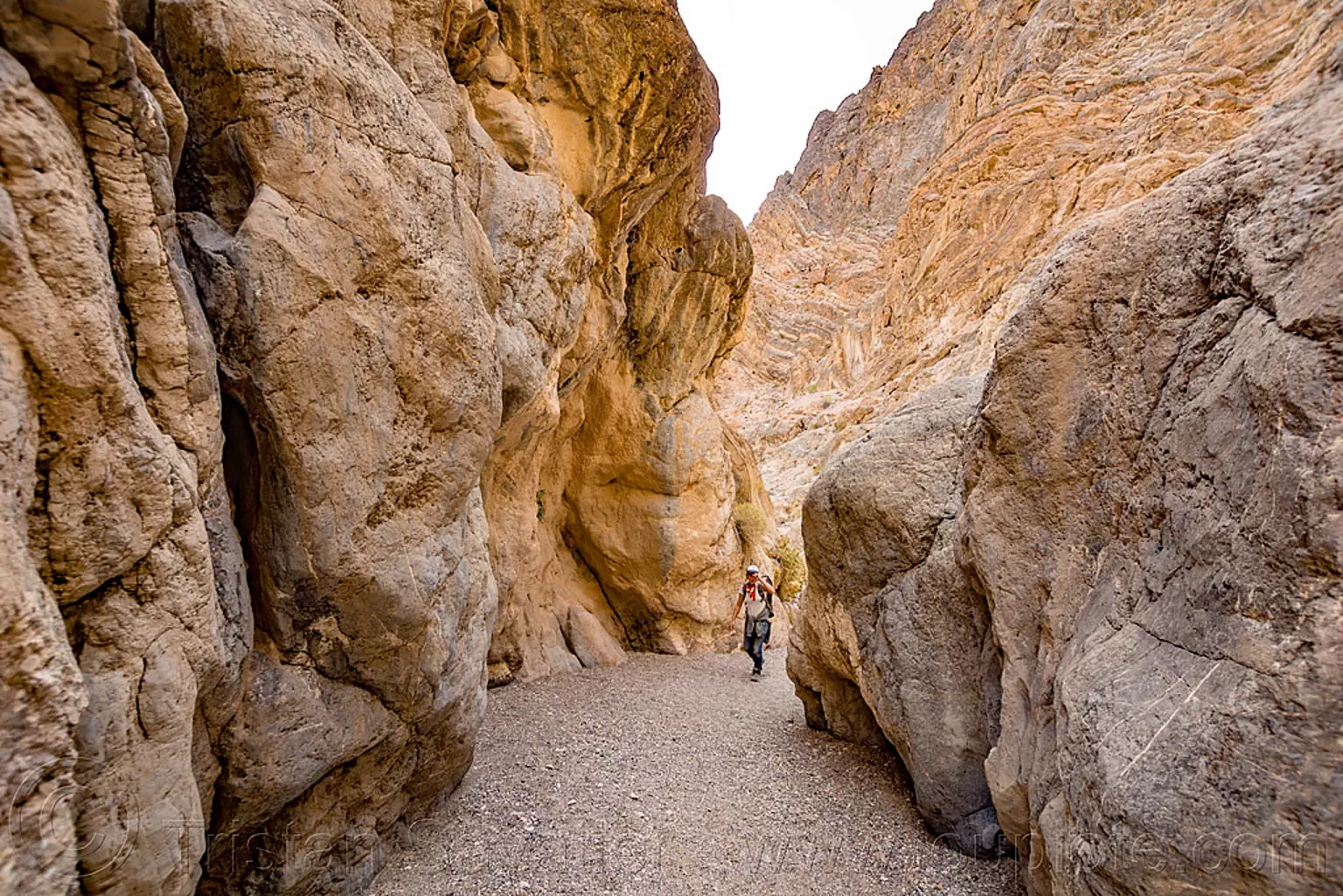 fall canyon, hiking in death valley national park, california