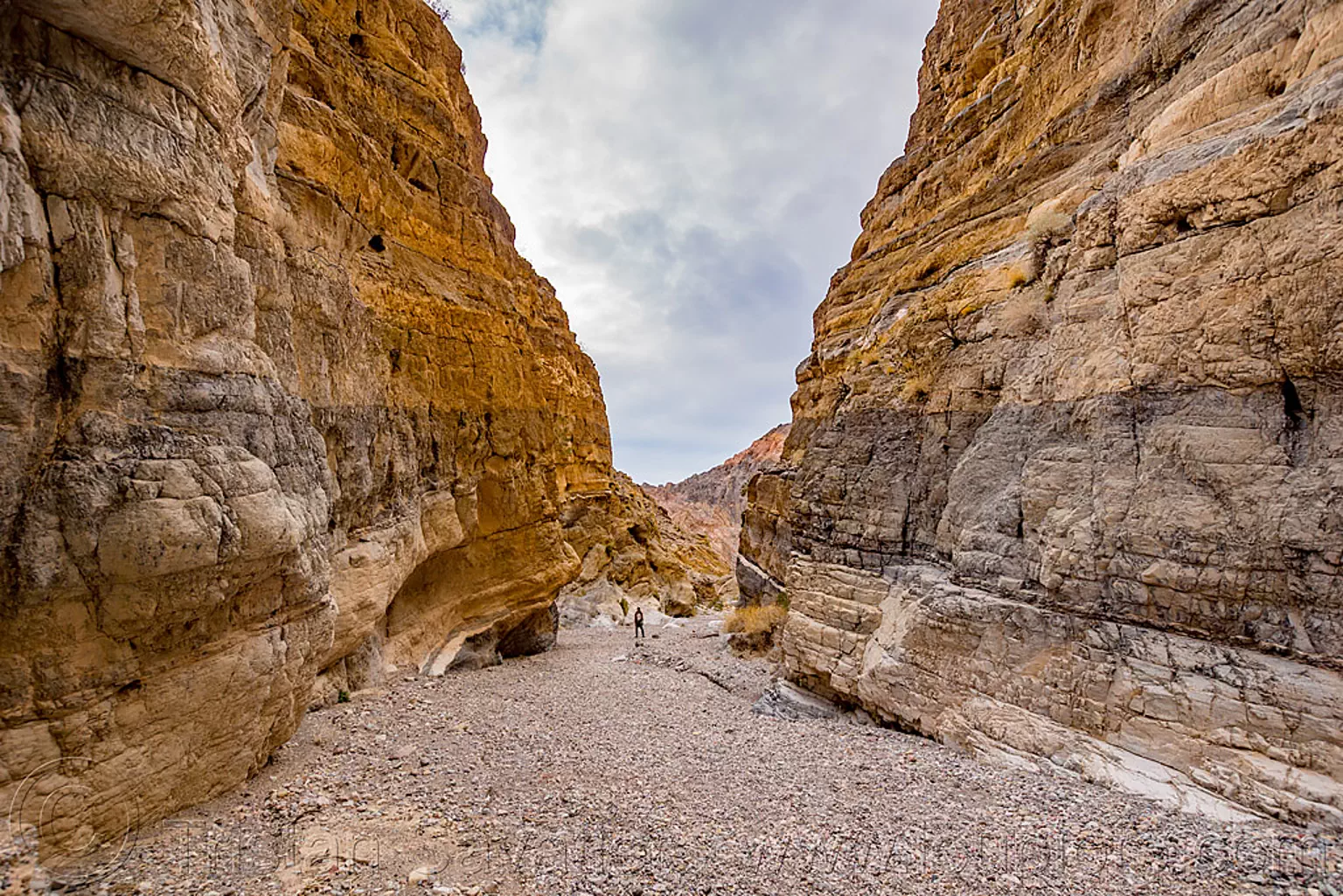 fall canyon, hiking in death valley national park, california ...