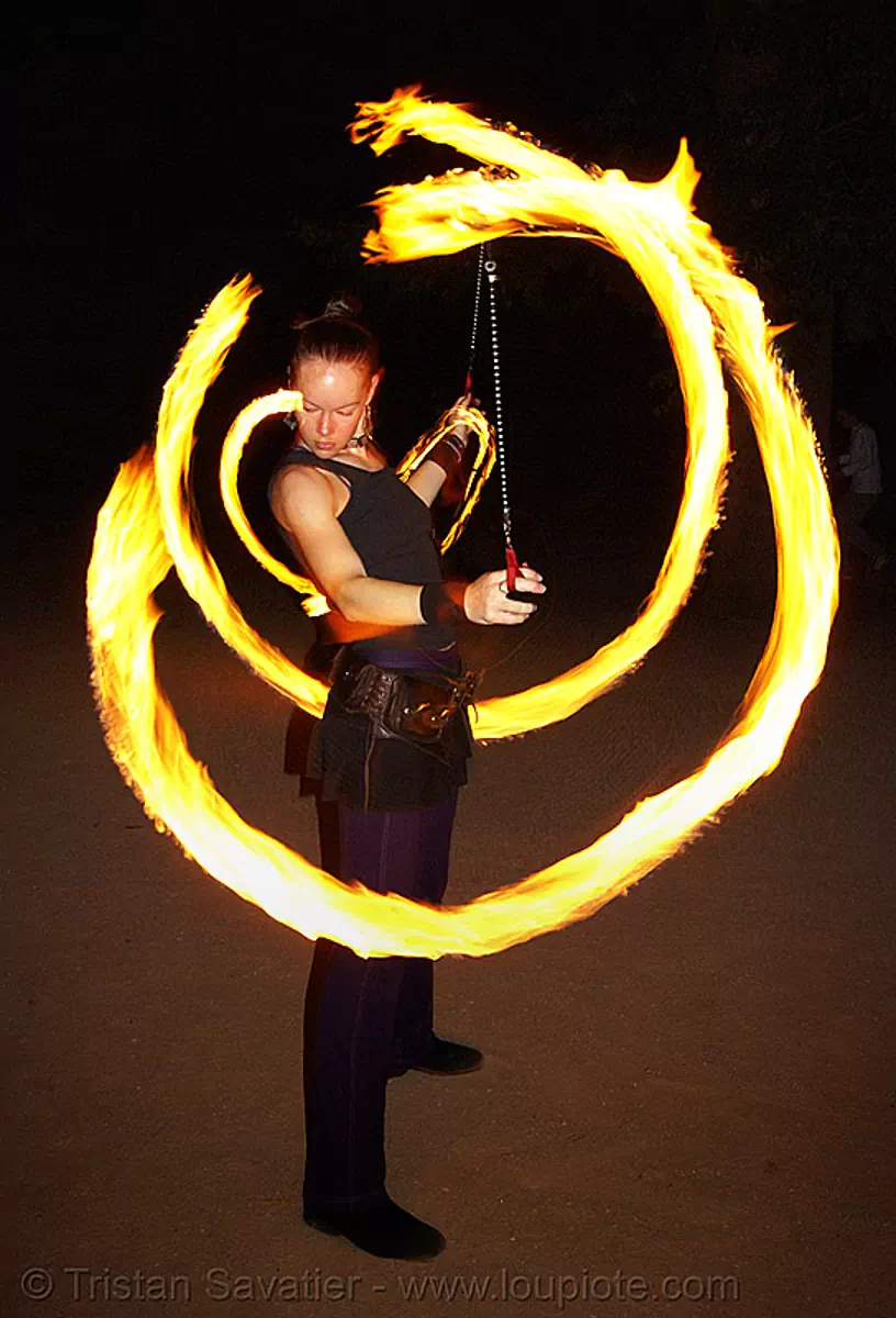 fire dancer, san francisco