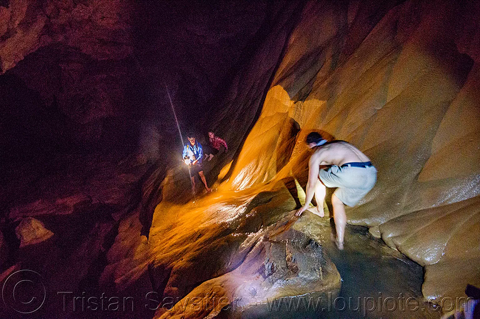 flowstone in sumaguing cave, sagada, philippines