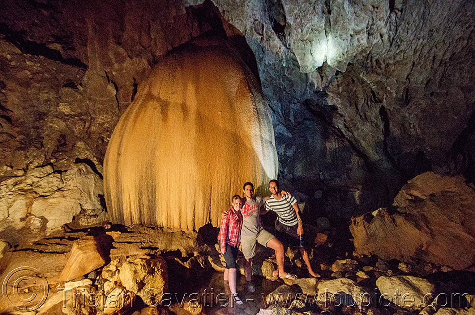 flowstone, lumiang / sumaguing cave, sagada, philippines