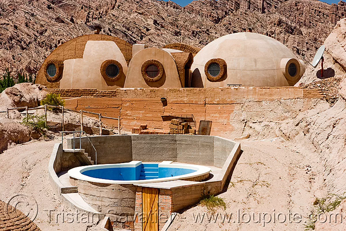igloo house, modern architecture, argentina