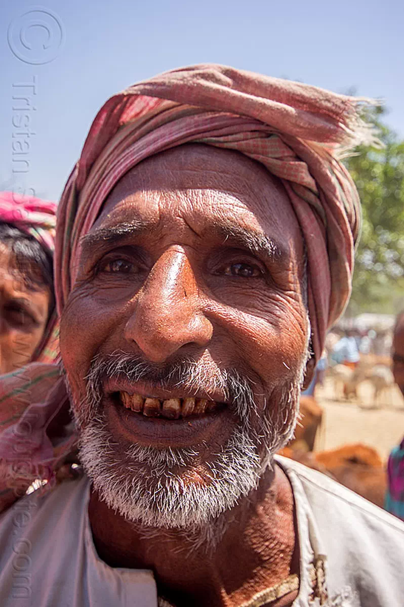 indian muslim man with short beard, india
