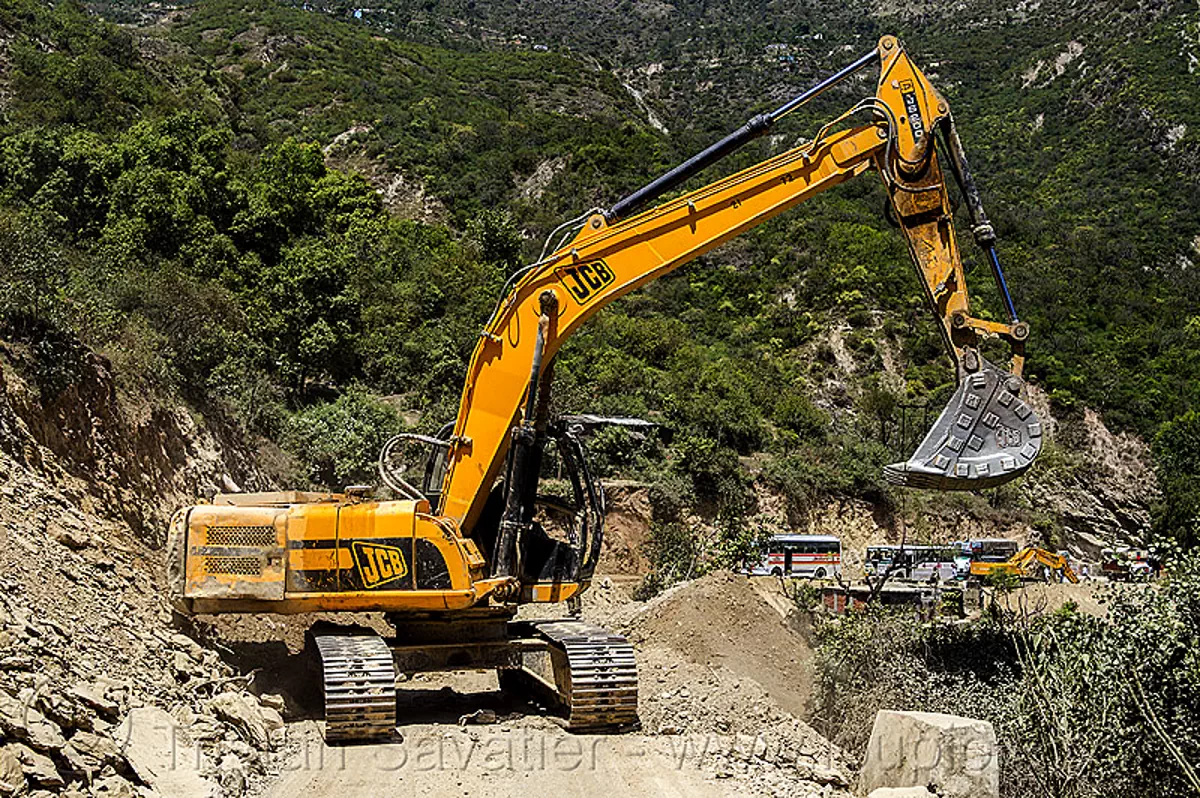 JCB JS200 excavator, india