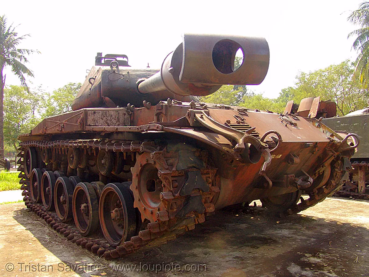 M41 tank, walker bulldog, war, vietnam
