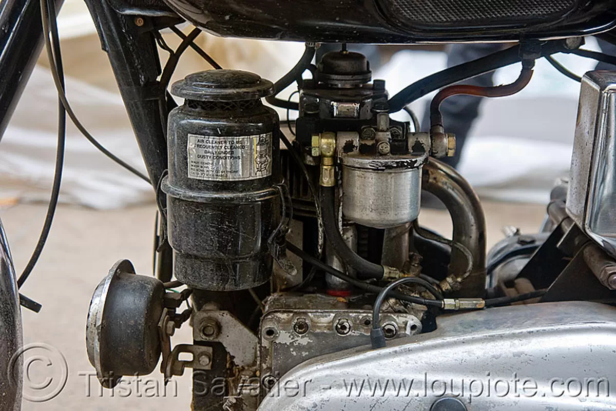 royal enfield taurus motorcycle with diesel engine, india