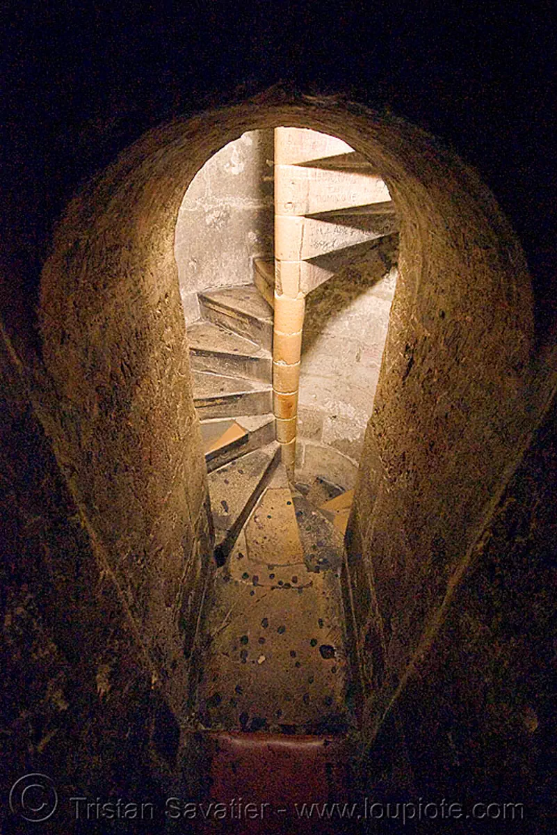 spiral stairs in tower