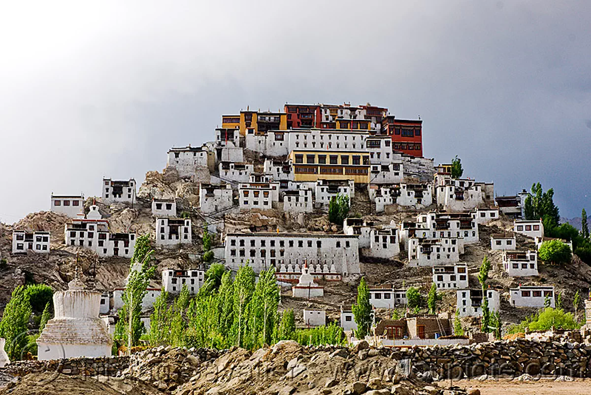 thiksey monastery, thiksey gompa