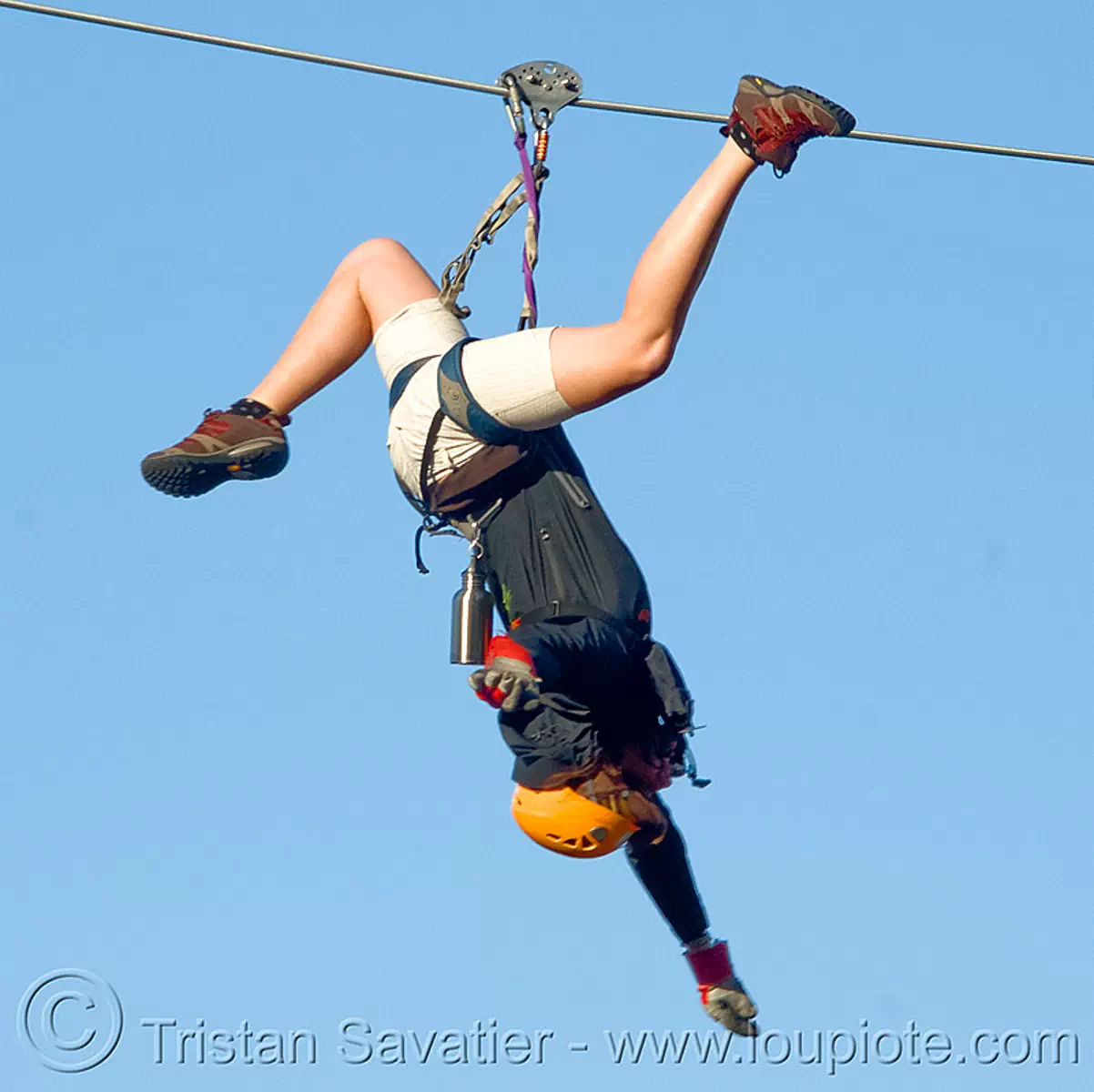 zip-line over san francisco, caitlyn