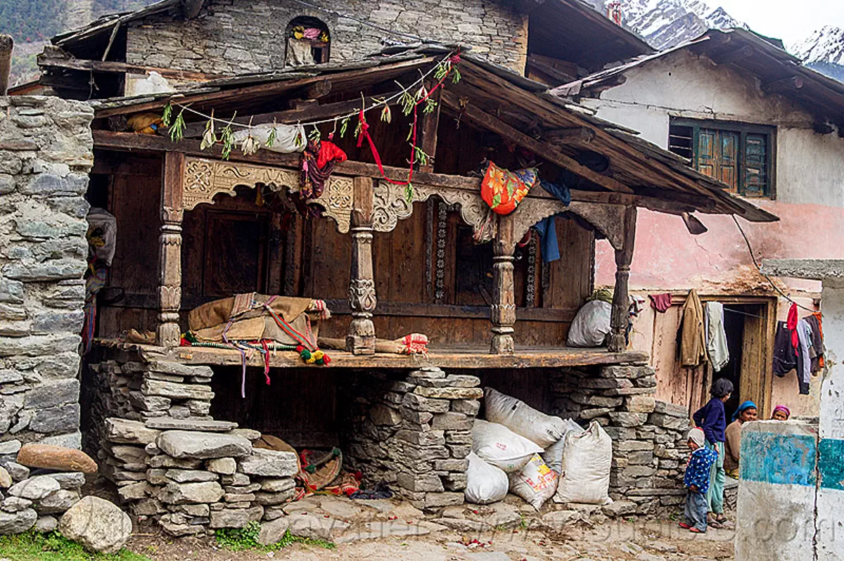 Old Traditional Homes India Verandah (Patio) A Look Into South