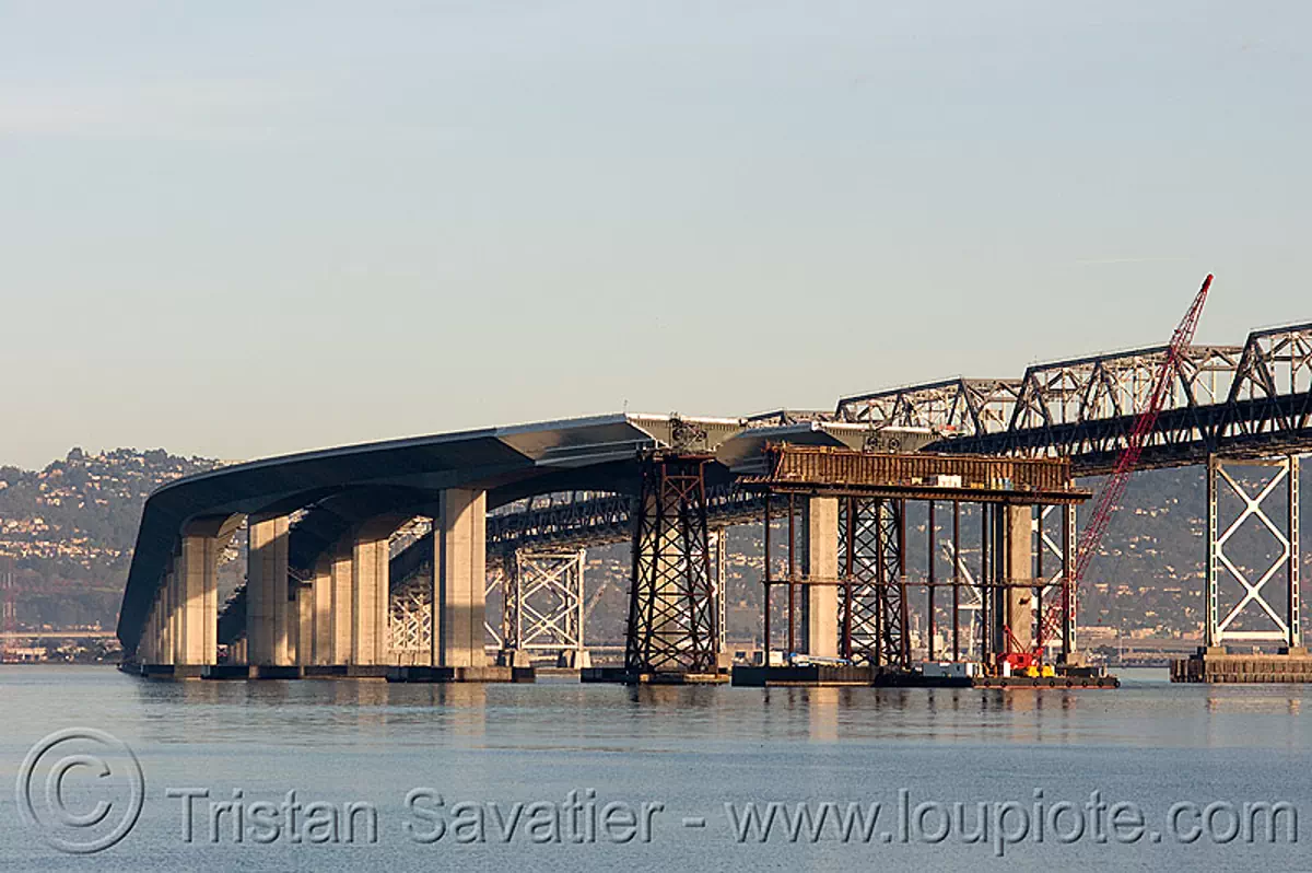 San Francisco Bay Bridge Construction New San Francisco Bay Bridge