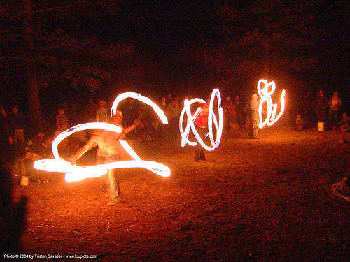fire dancer "mel" with fire fans - #8262735987